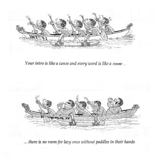 Chapter 5: Writing the intro, the golden rules